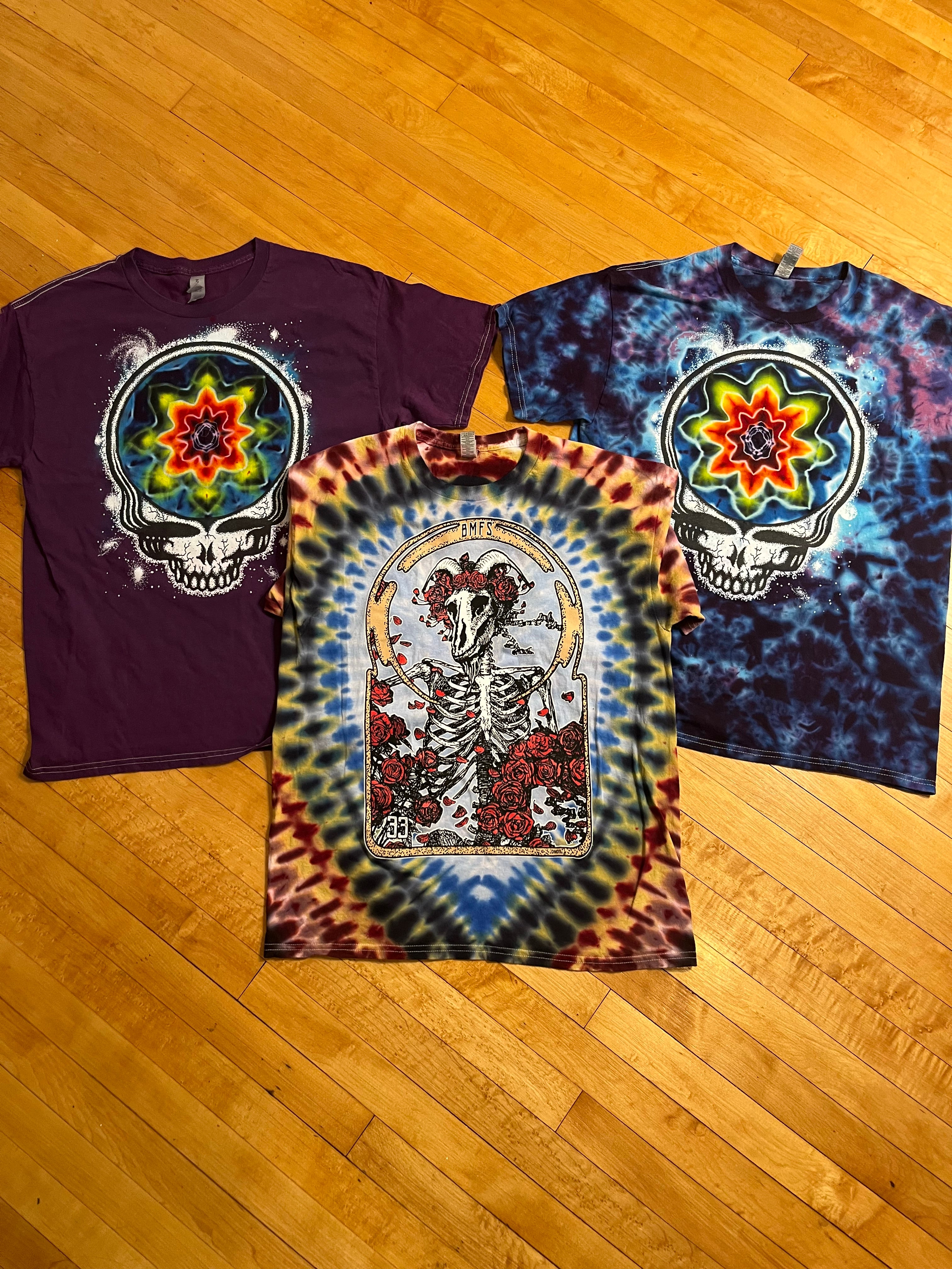 Screen Printed Tie Dye T-Shirts – Don Martin Dye Studios